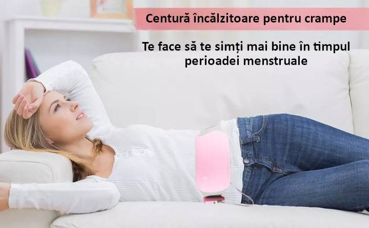 Aparat centura abdominala pentru incalzire si masaj, anti dureri ...